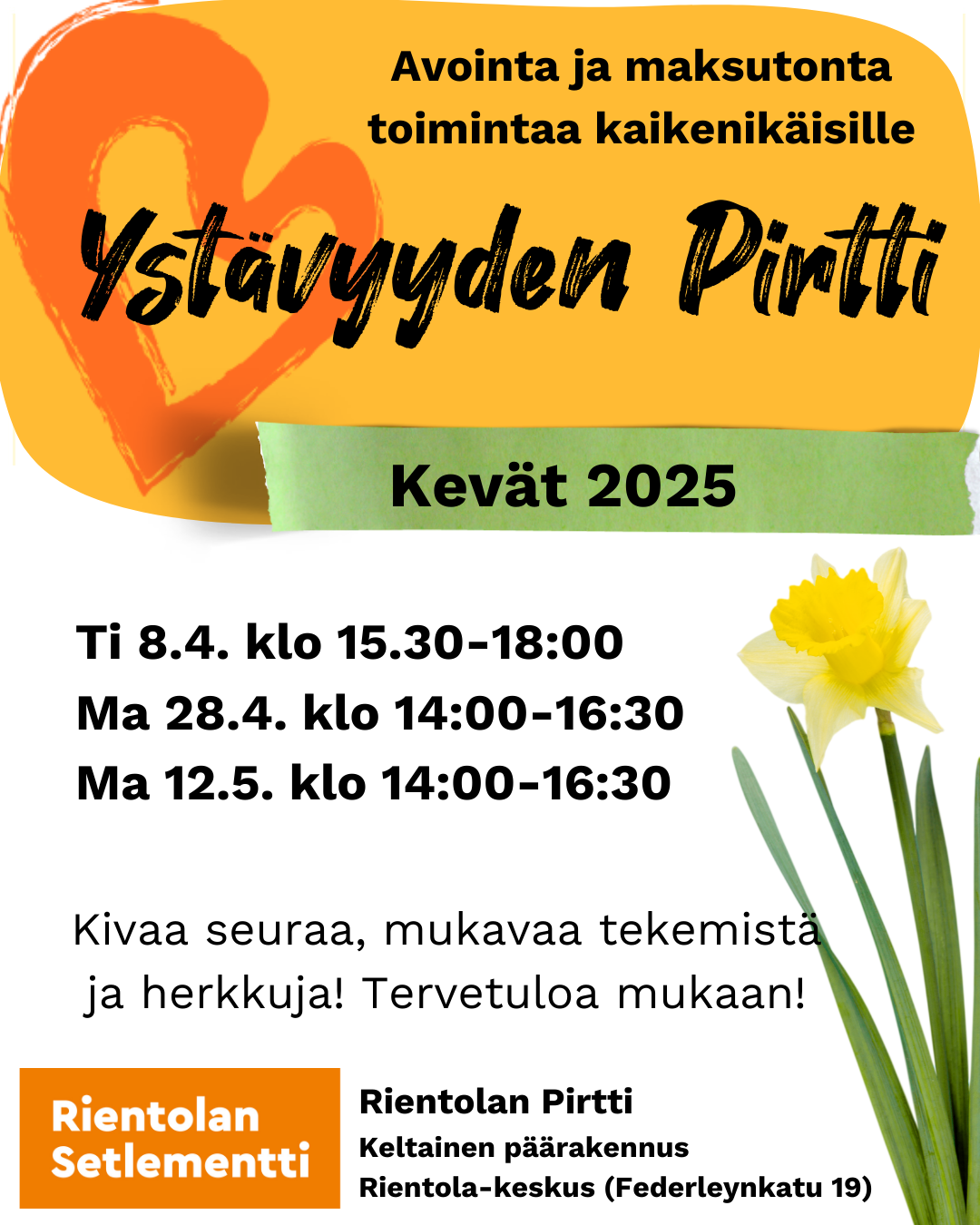 Ajankohtaista Rientolassa - Rientolan Setlementti ry